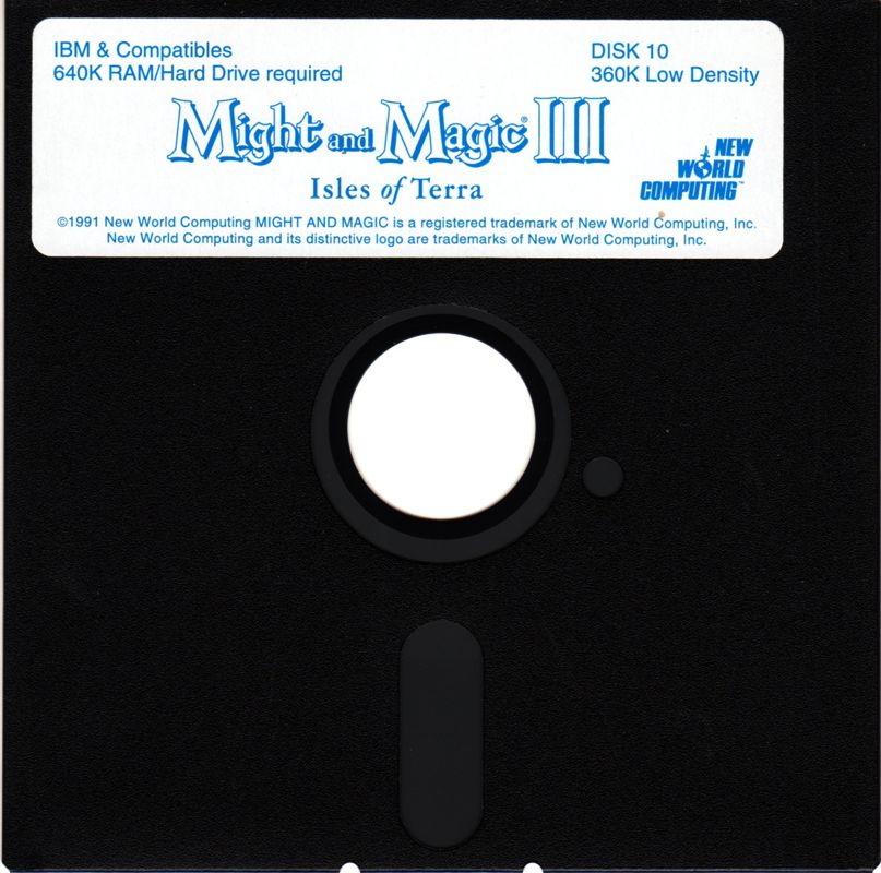 Might and Magic III: Isles of Terra cover or packaging material - MobyGames