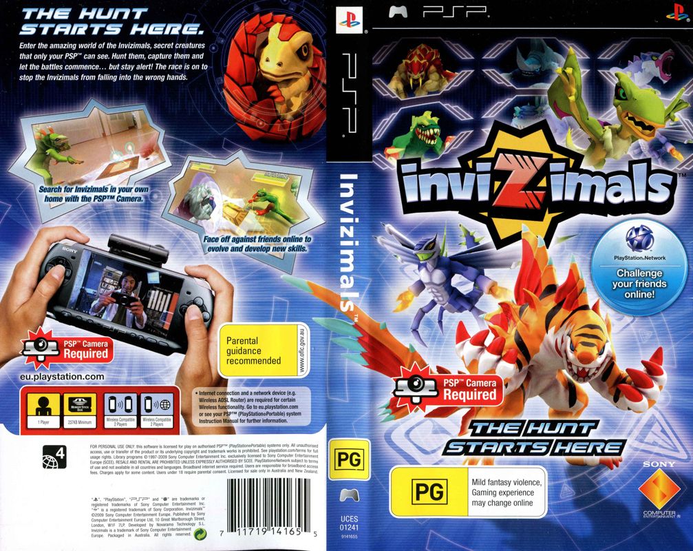 InviZimals cover or packaging material - MobyGames