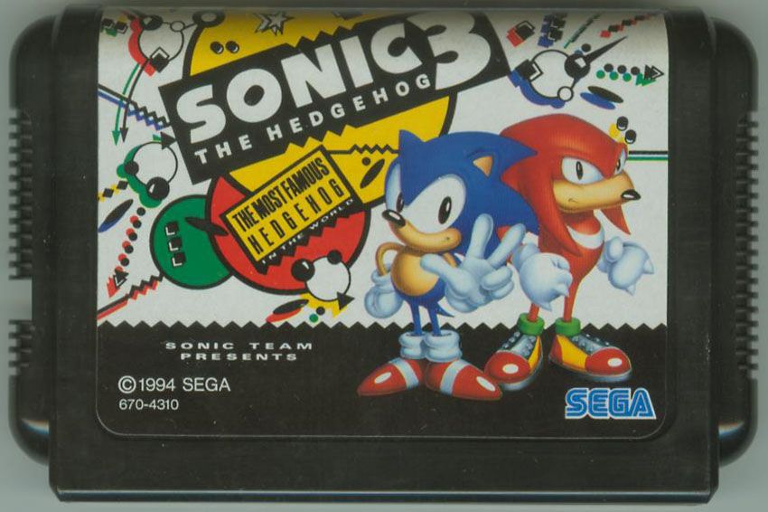 Sonic the Hedgehog 3 cover or packaging material - MobyGames