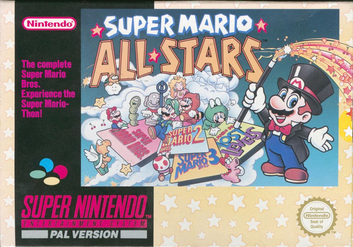 Super Mario All-Stars cover or packaging material - MobyGames