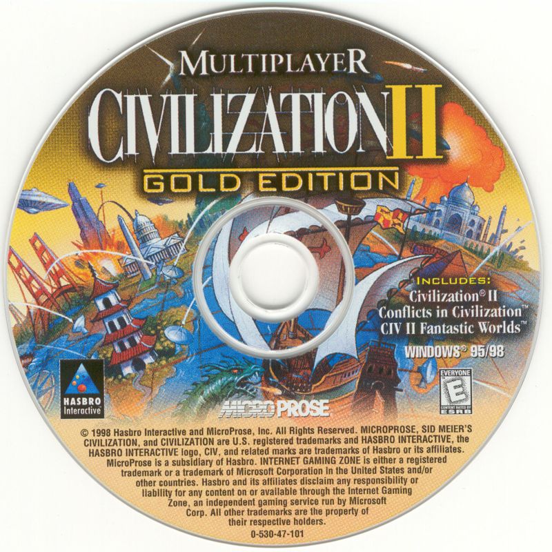 Civilization II: Multiplayer Gold Edition cover or packaging material ...