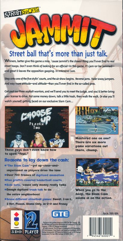 Jammit cover or packaging material - MobyGames