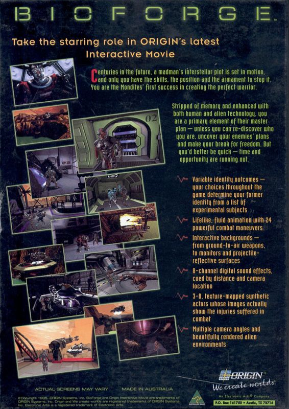 BioForge cover or packaging material - MobyGames