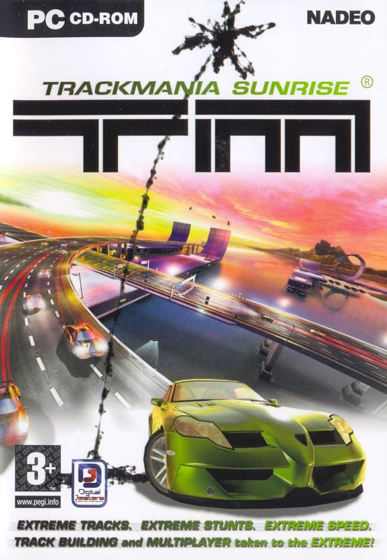 TrackMania Sunrise cover or packaging material - MobyGames