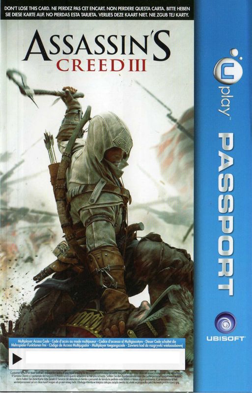 Assassin's Creed III (Special Edition) cover or packaging material ...