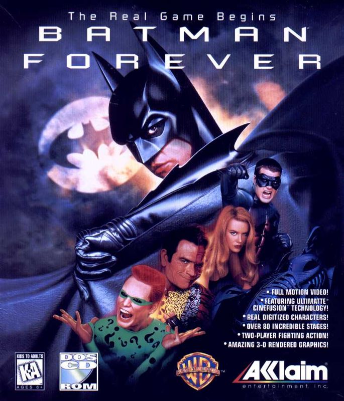 Batman Forever cover or packaging material - MobyGames