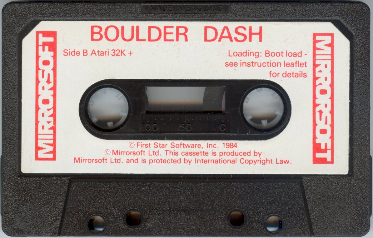 Boulder Dash cover or packaging material - MobyGames