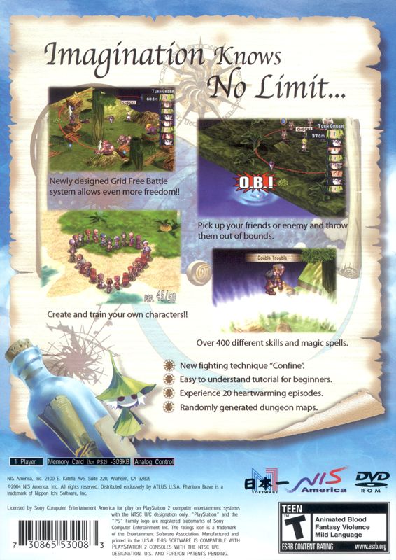 Phantom Brave cover or packaging material - MobyGames