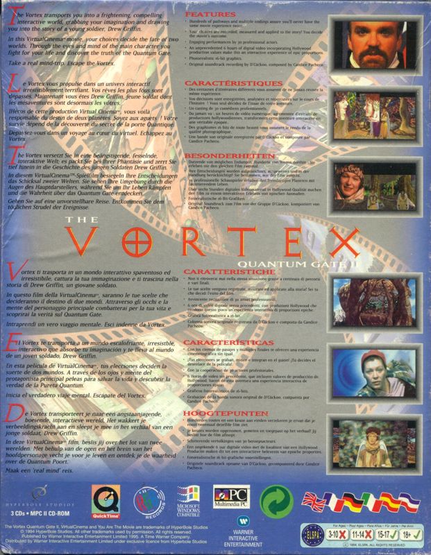 The Vortex: Quantum Gate II cover or packaging material - MobyGames