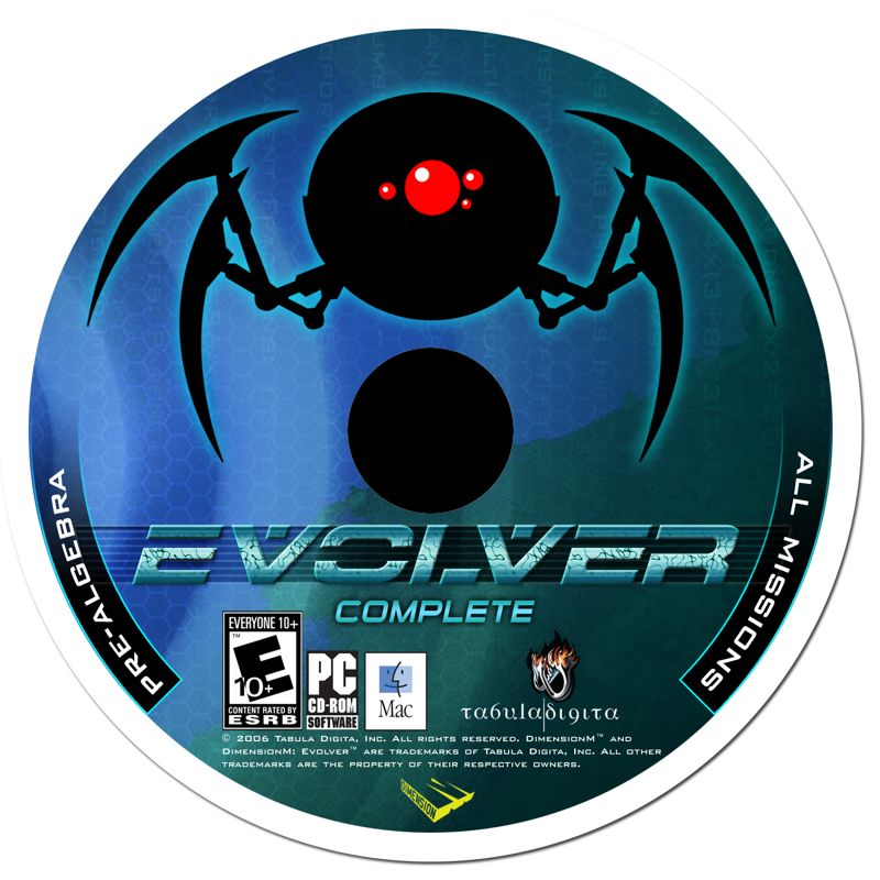 Dimension M: Evolver cover or packaging material - MobyGames