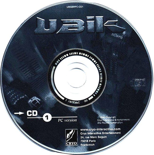 Ubik cover or packaging material - MobyGames