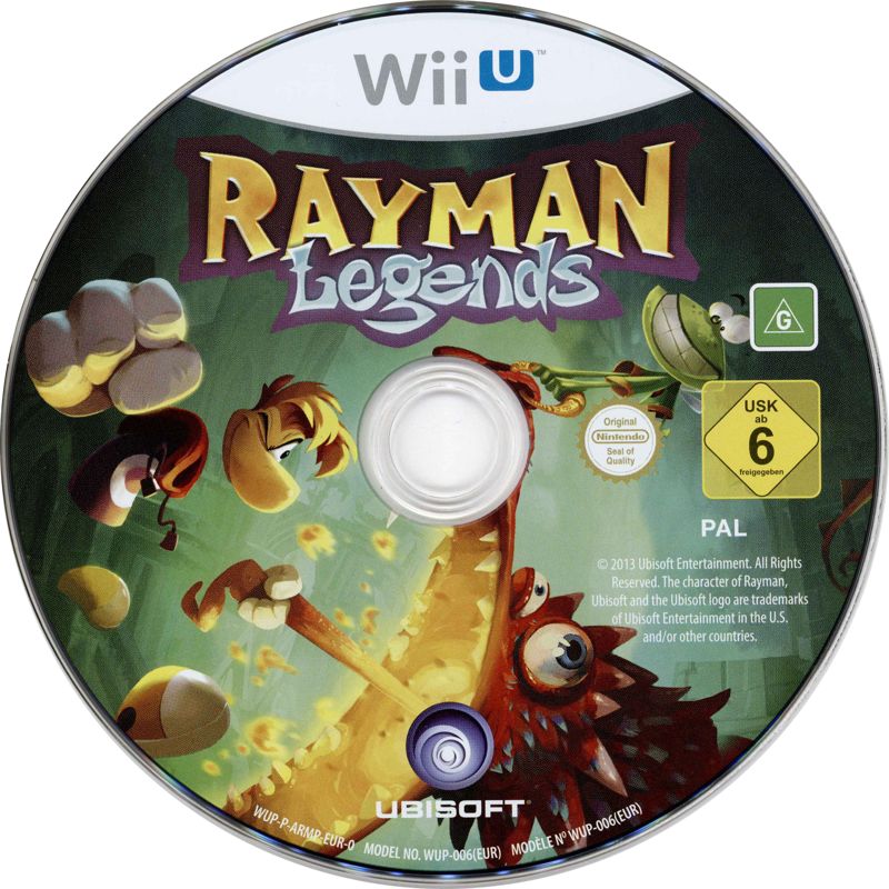 Rayman Legends cover or packaging material - MobyGames