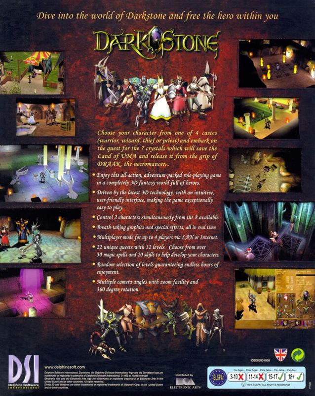 Darkstone cover or packaging material - MobyGames