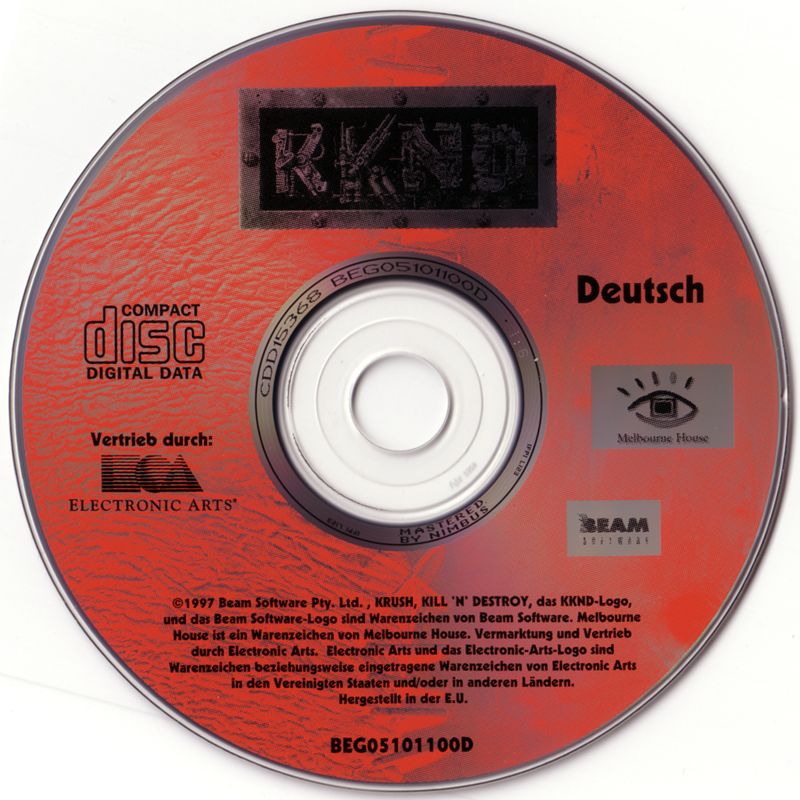 KKND: Krush Kill 'N Destroy cover or packaging material - MobyGames