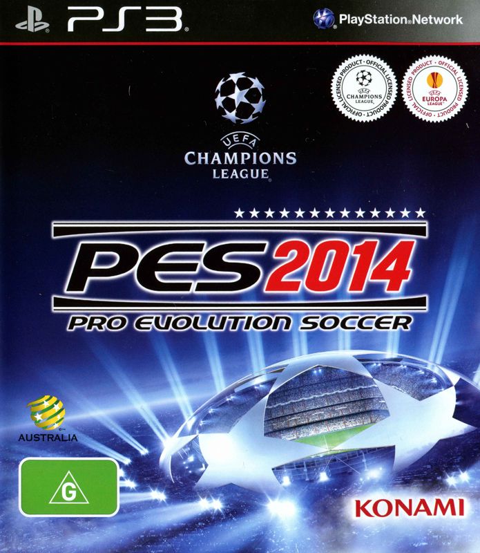 PES 2014: Pro Evolution Soccer cover or packaging material - MobyGames