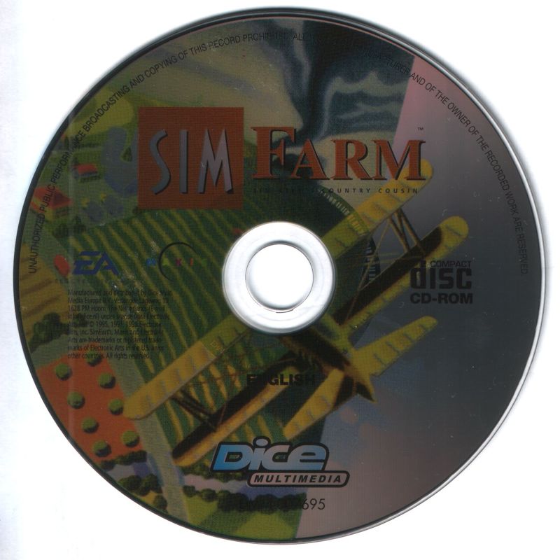 Sim Farm cover or packaging material - MobyGames