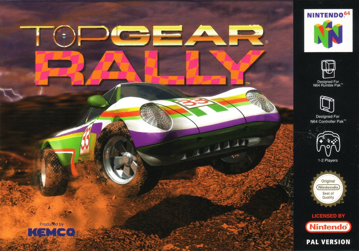 Top Gear Rally cover or packaging material - MobyGames