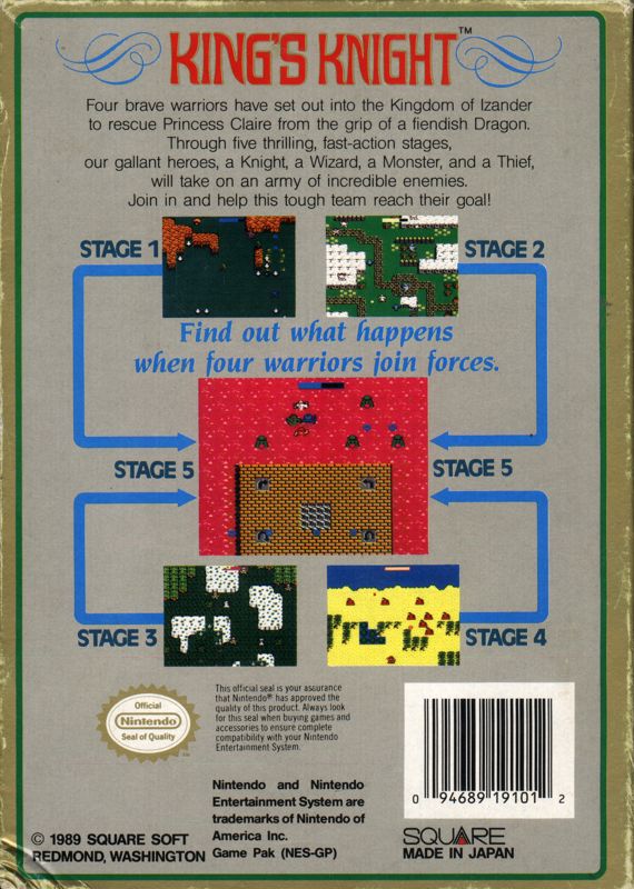 King's Knight cover or packaging material - MobyGames