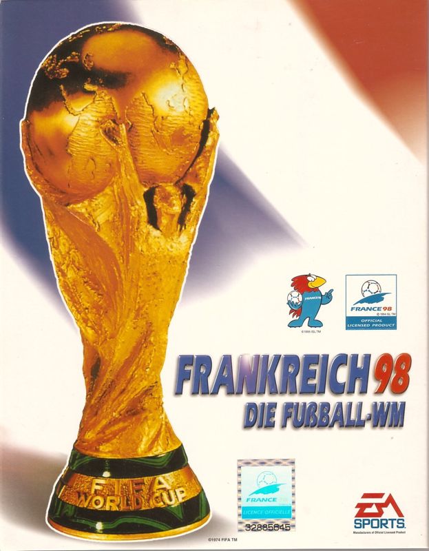 World Cup 98 cover or packaging material - MobyGames