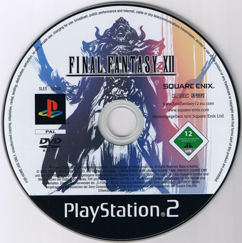Final Fantasy XII cover or packaging material - MobyGames