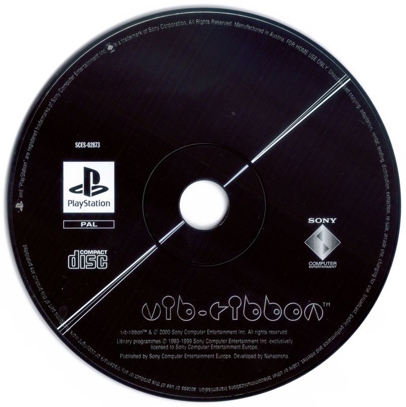 Vib-Ribbon cover or packaging material - MobyGames