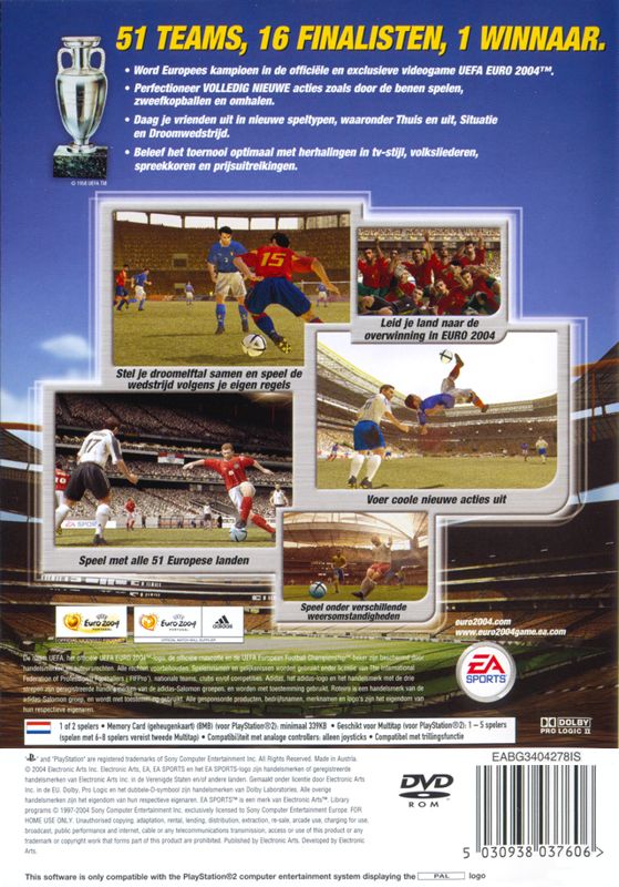 UEFA Euro 2004 Portugal cover or packaging material - MobyGames