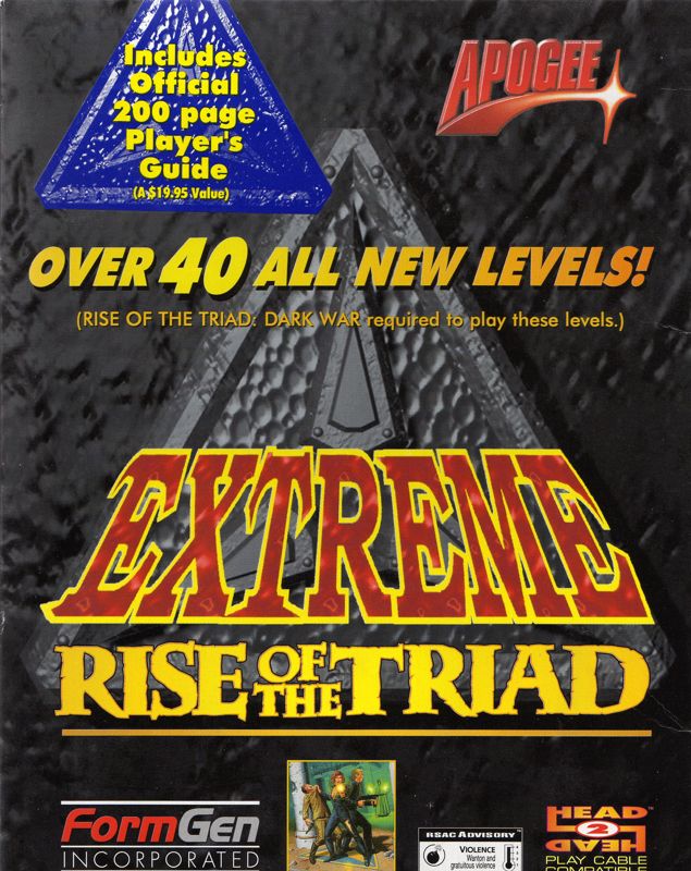 Extreme Rise of the Triad box covers - MobyGames