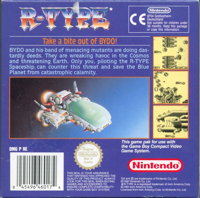 R-Type cover or packaging material - MobyGames