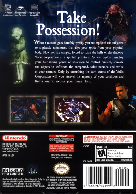 Geist cover or packaging material - MobyGames