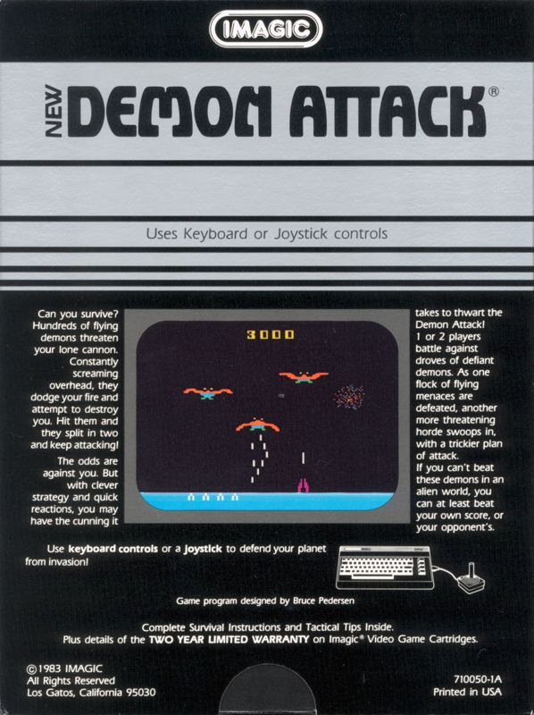 Demon Attack cover or packaging material - MobyGames