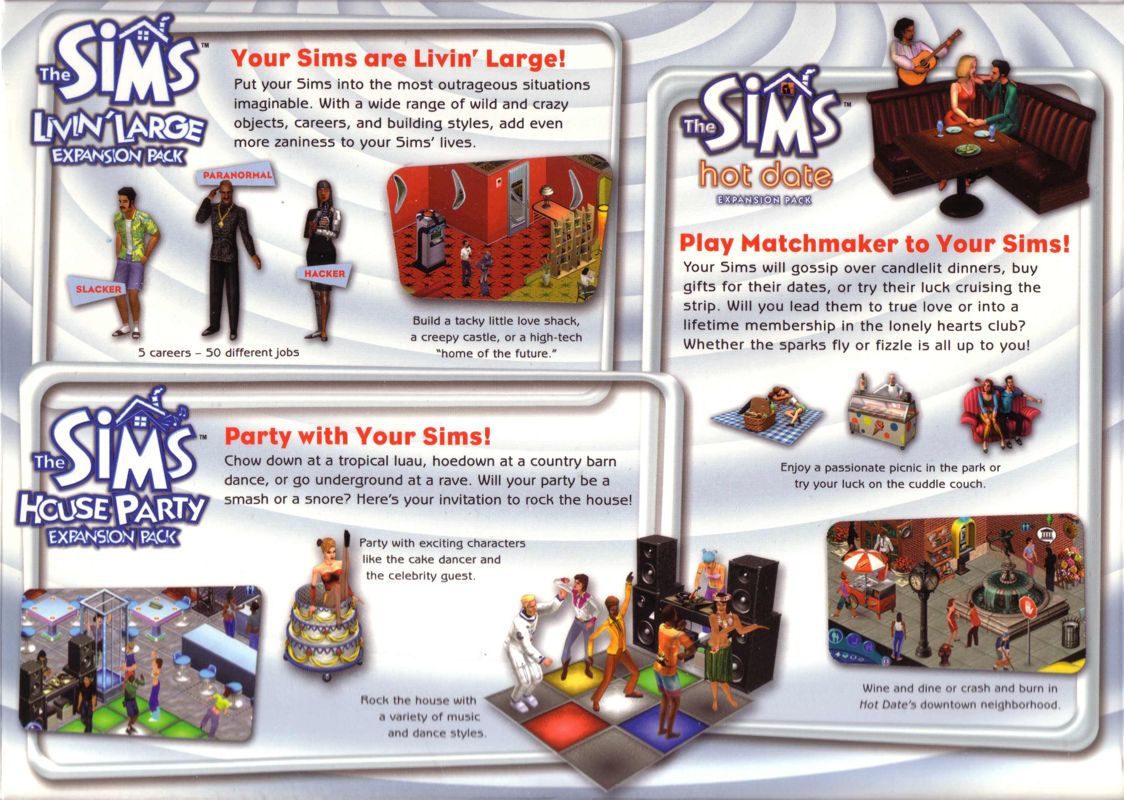 The Sims: Mega Deluxe cover or packaging material - MobyGames