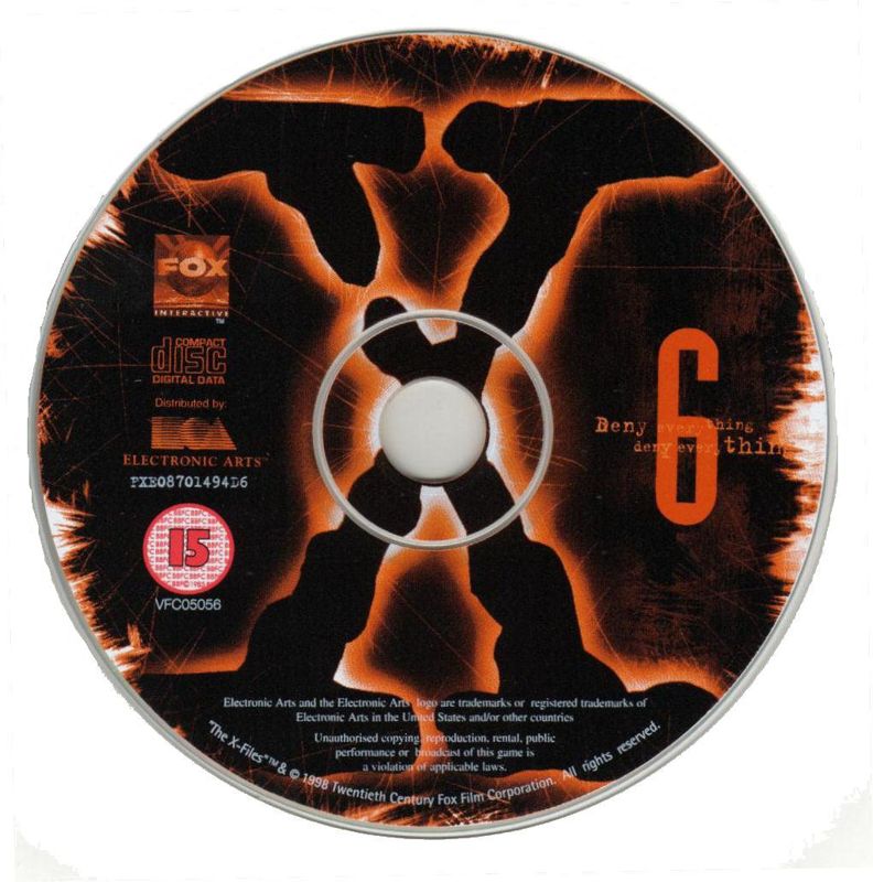 The X-Files Game cover or packaging material - MobyGames