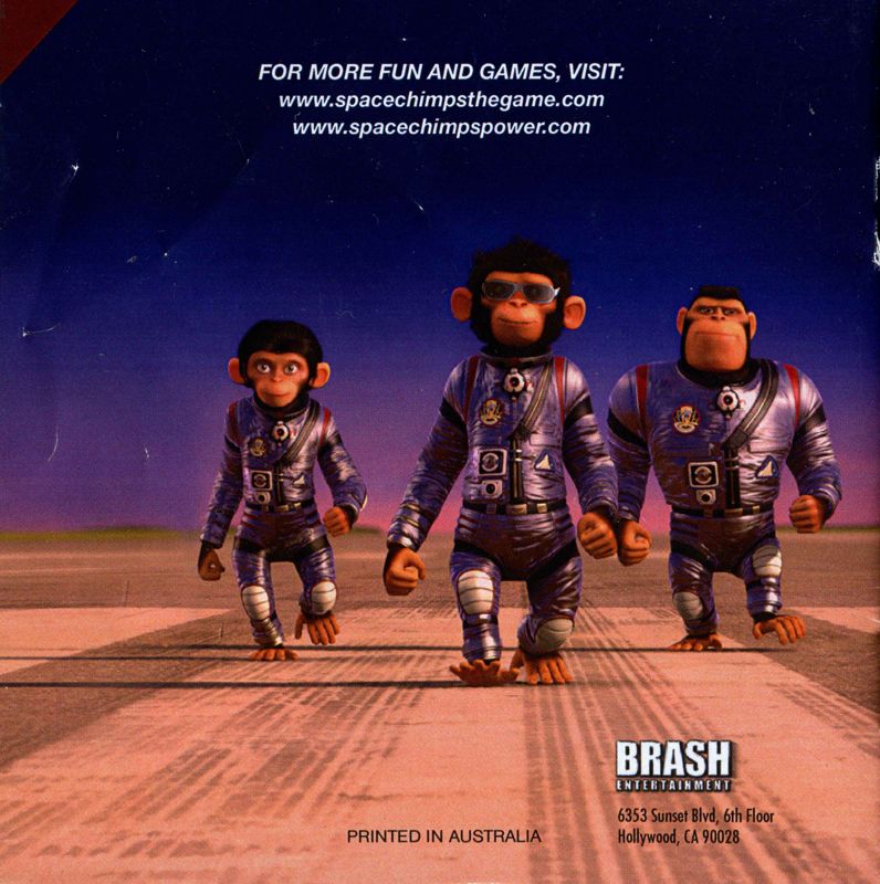 Space Chimps cover or packaging material - MobyGames