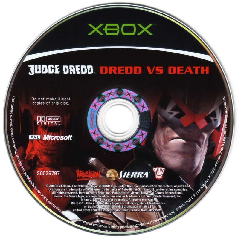 Judge Dredd: Dredd vs Death cover or packaging material - MobyGames