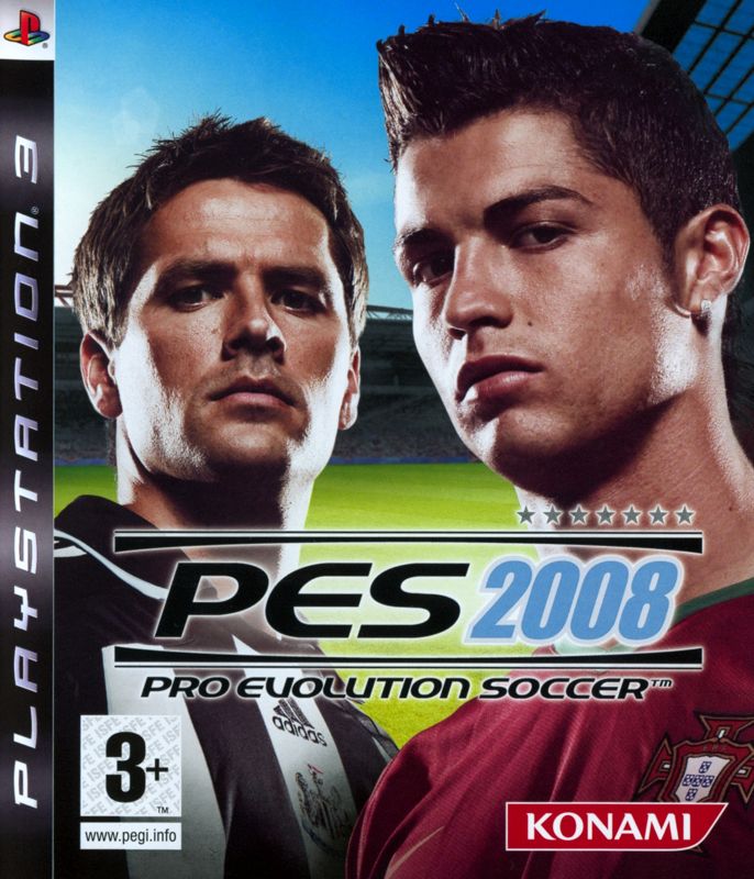 PES 2008: Pro Evolution Soccer cover or packaging material - MobyGames
