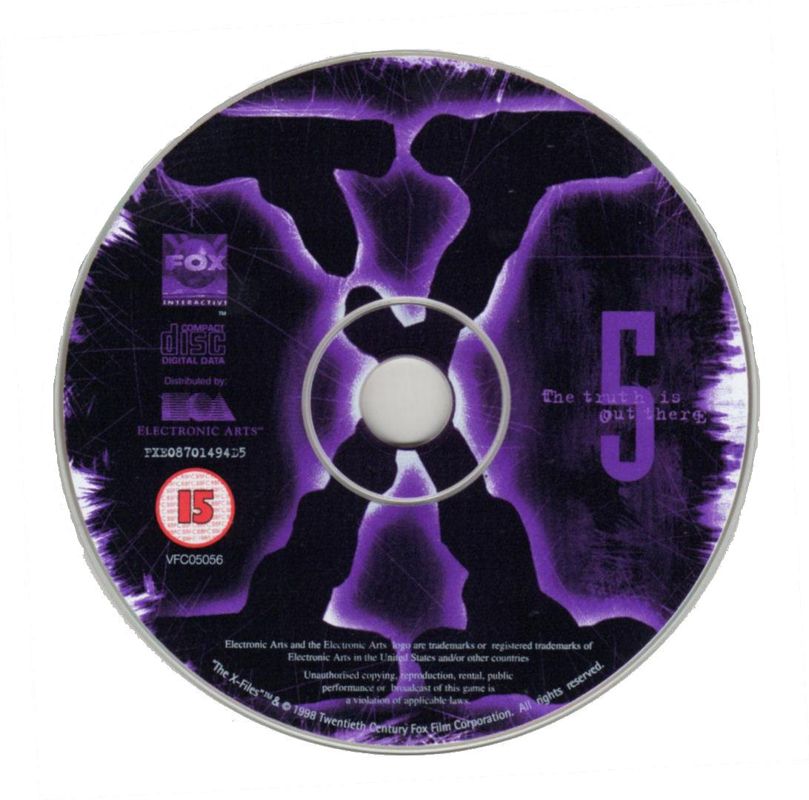 The X-Files Game cover or packaging material - MobyGames