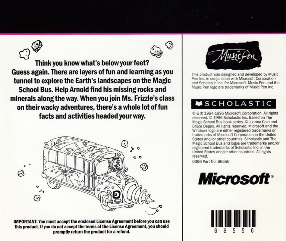 Scholastic's The Magic School Bus Explores Inside the Earth cover or ...