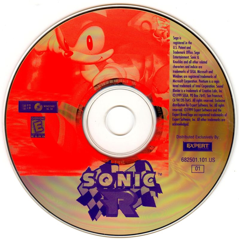 Sonic R cover or packaging material - MobyGames