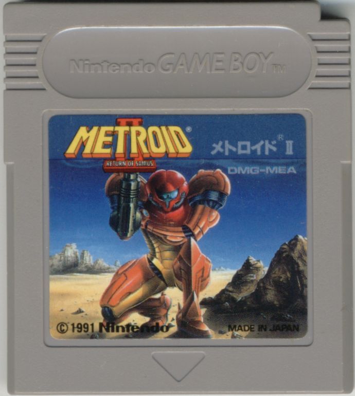 Metroid II: Return of Samus cover or packaging material - MobyGames