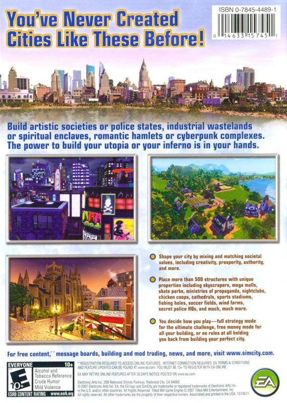 SimCity Societies cover or packaging material - MobyGames