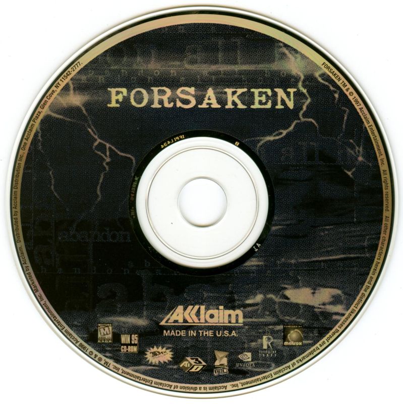 Forsaken Cover Or Packaging Material Mobygames