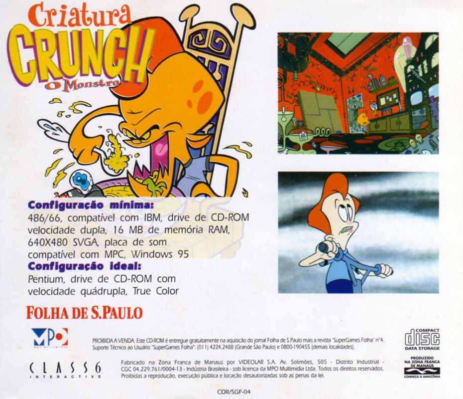 Creature Crunch cover or packaging material - MobyGames