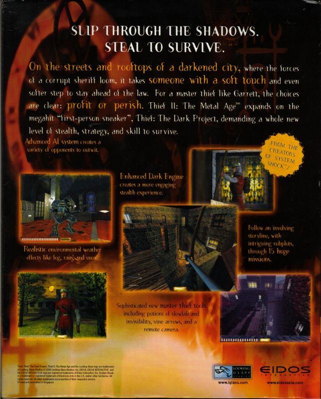 Thief II: The Metal Age cover or packaging material - MobyGames