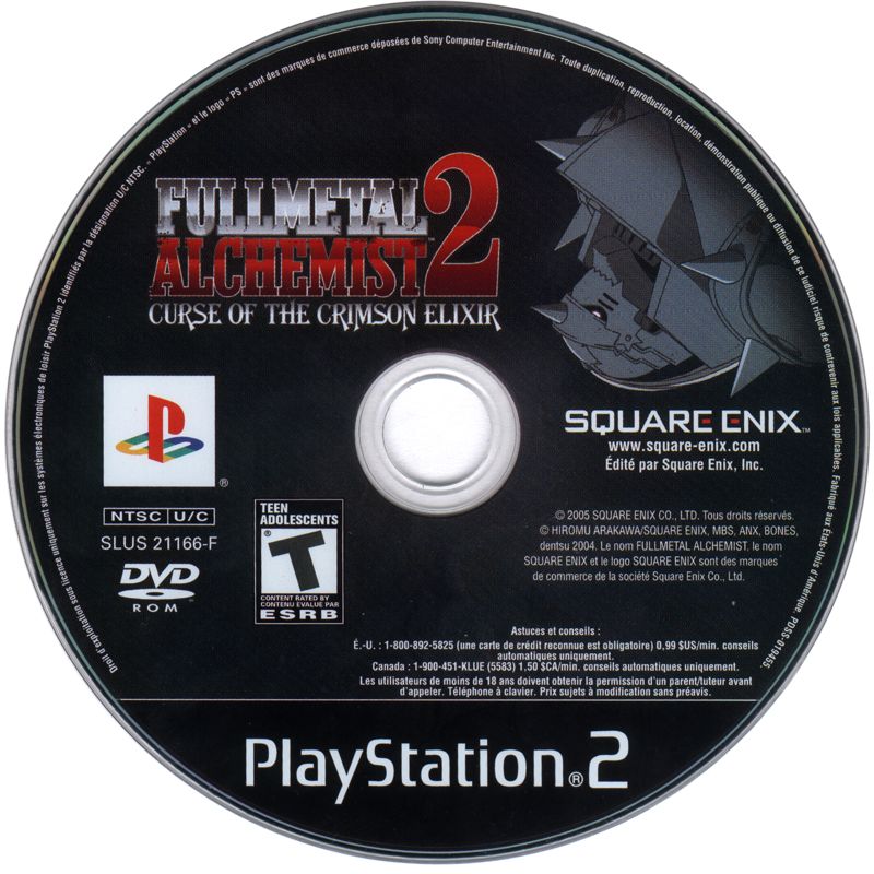 Fullmetal Alchemist 2: Curse of the Crimson Elixir cover or packaging ...