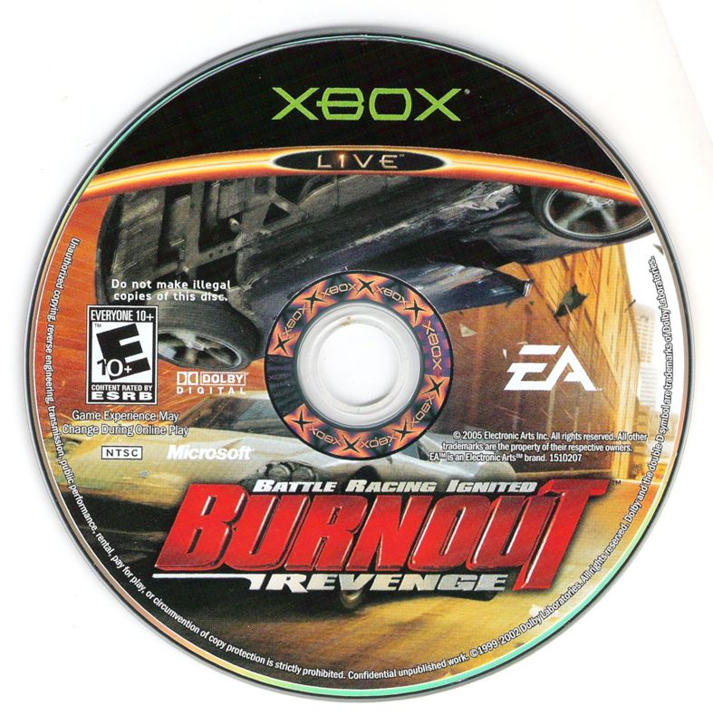 Burnout: Revenge cover or packaging material - MobyGames
