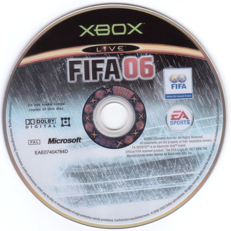 FIFA Soccer 06 cover or packaging material - MobyGames
