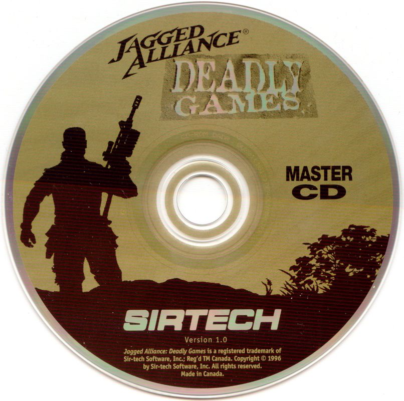 Jagged Alliance: Deadly Games cover or packaging material - MobyGames