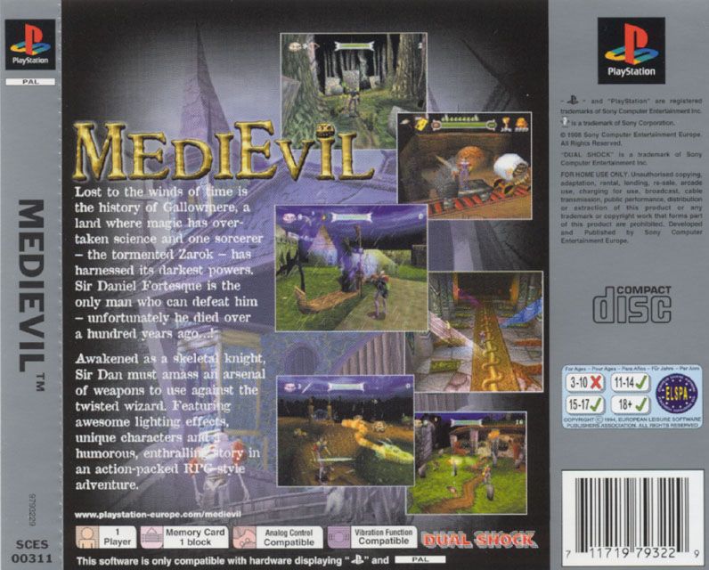 MediEvil cover or packaging material - MobyGames