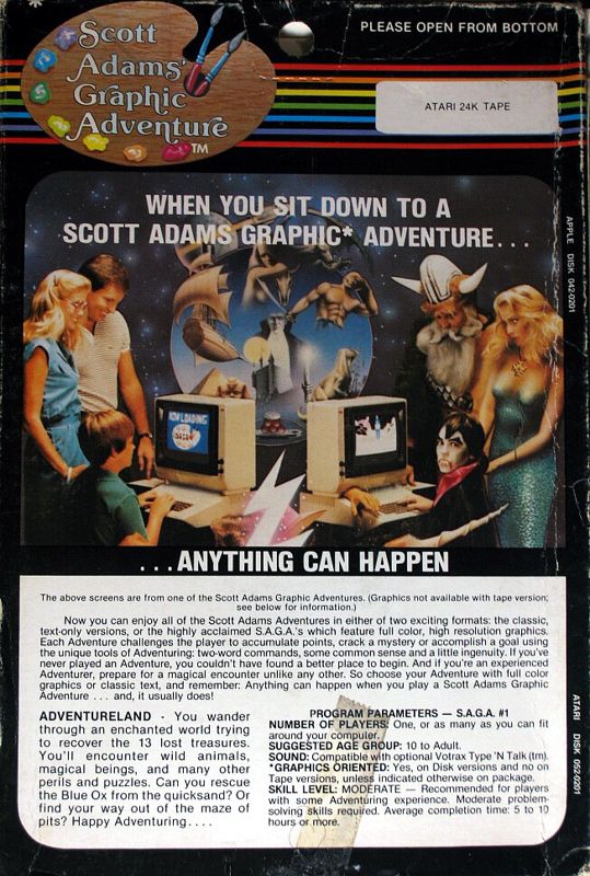 Scott Adams' Graphic Adventure #1: Adventureland cover or packaging ...