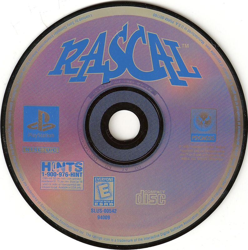 Rascal cover or packaging material - MobyGames